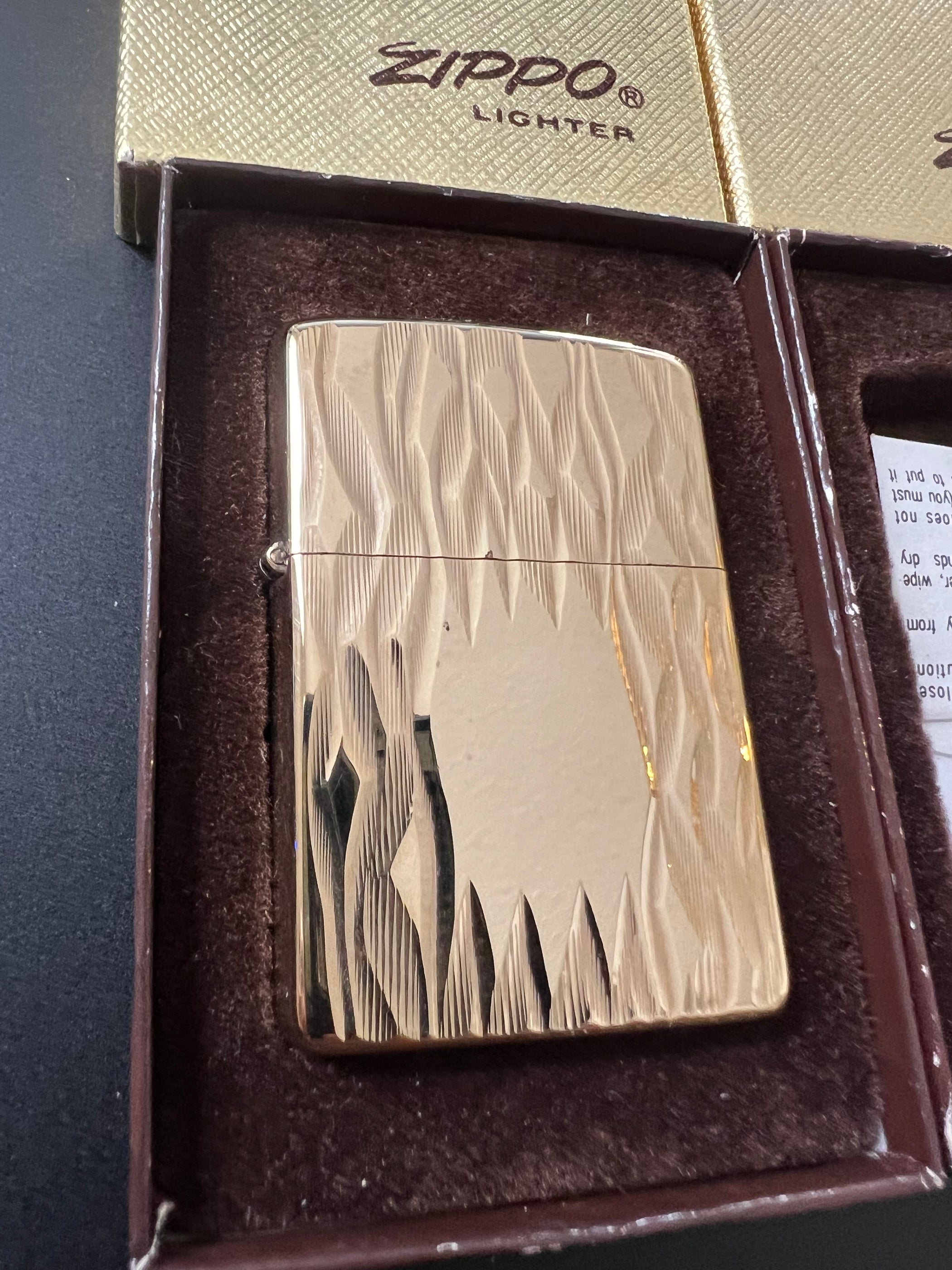 Rare Zippo 1976 Golden Elegance Salesman’s Sample Set — Collectors Flame